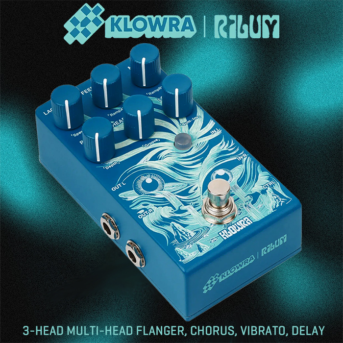 Guitar Pedal X - News - Klowra's Rilum Stereo Multi-Head Tape style ...