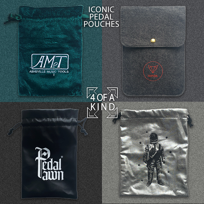 Guitar Pedal X - News - 4 of a Kind - Iconic Pedal Pouches