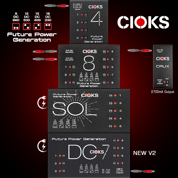Guitar Pedal X - GPX Blog - Cioks upgrades its DC7 Future Power ...